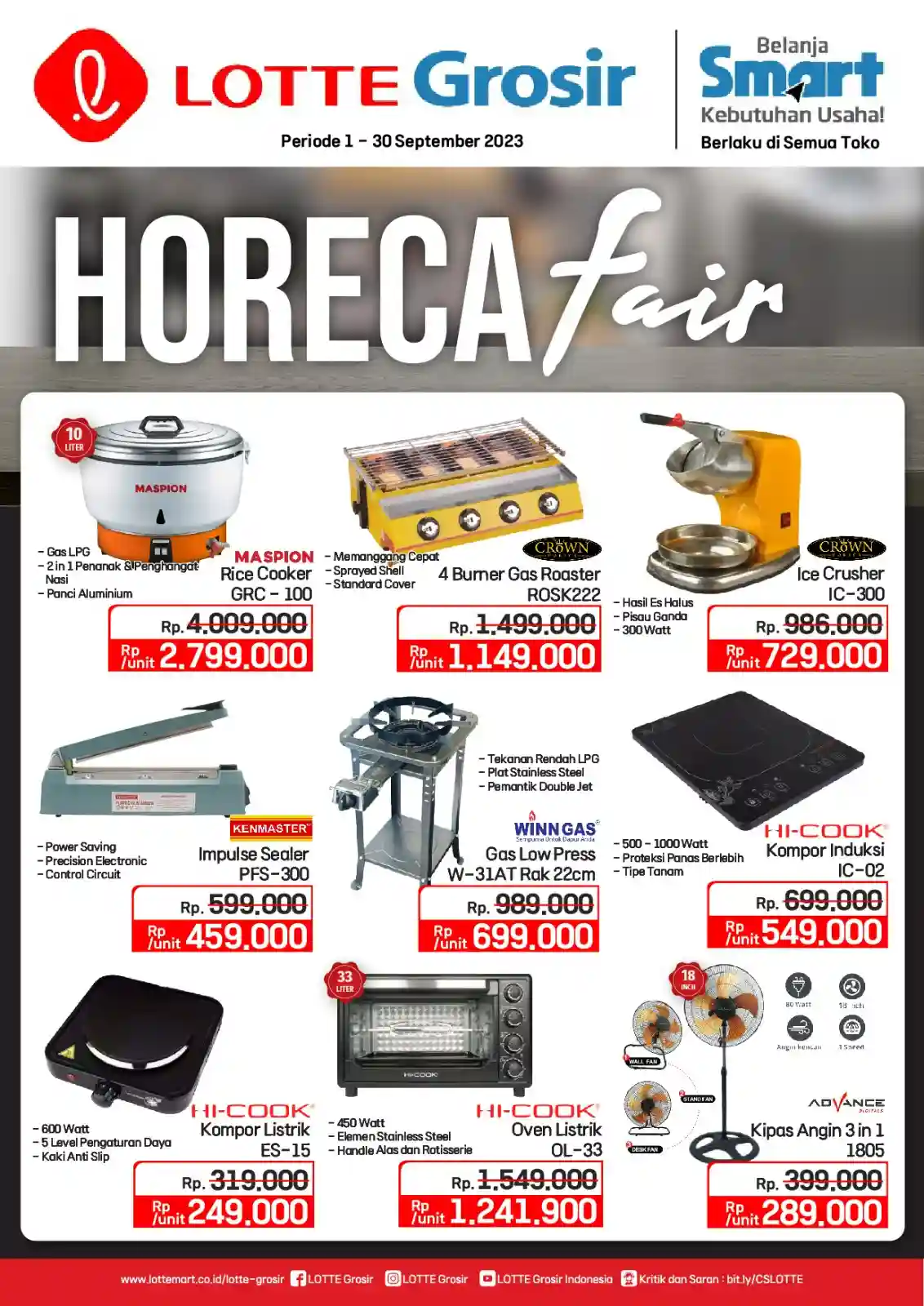 Lotte Grosir Semarang Horeca Fair 2023: Promo Terbatas untuk Barang ...